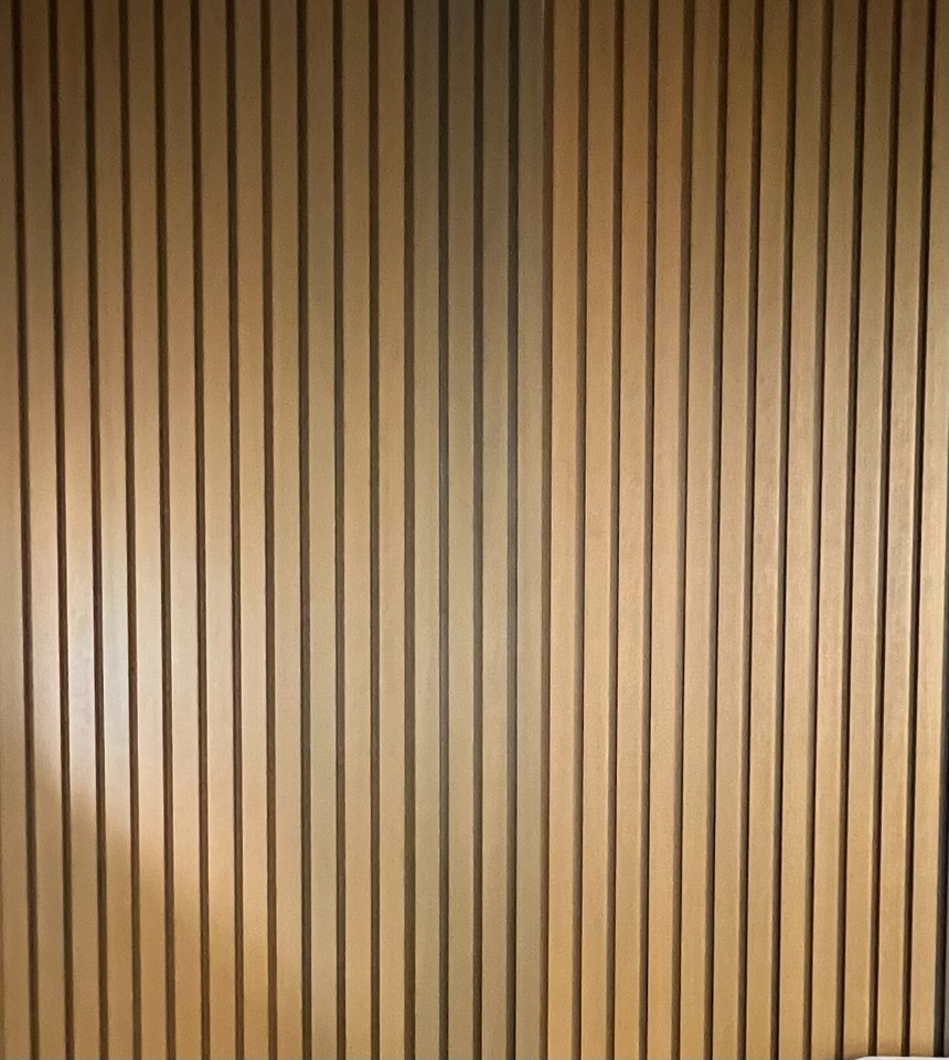 Co extrusion - Golden Oak - Square composite cladding - 3.6m length ...