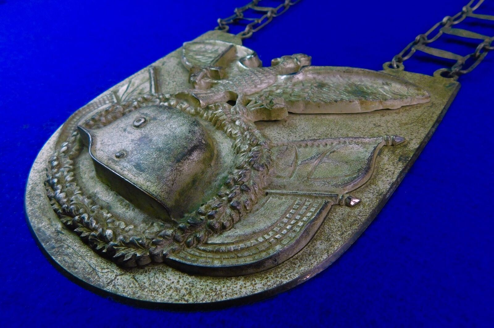 German Germany Antique WW1 Veteran Gorget Plate Badge Medal | eBay