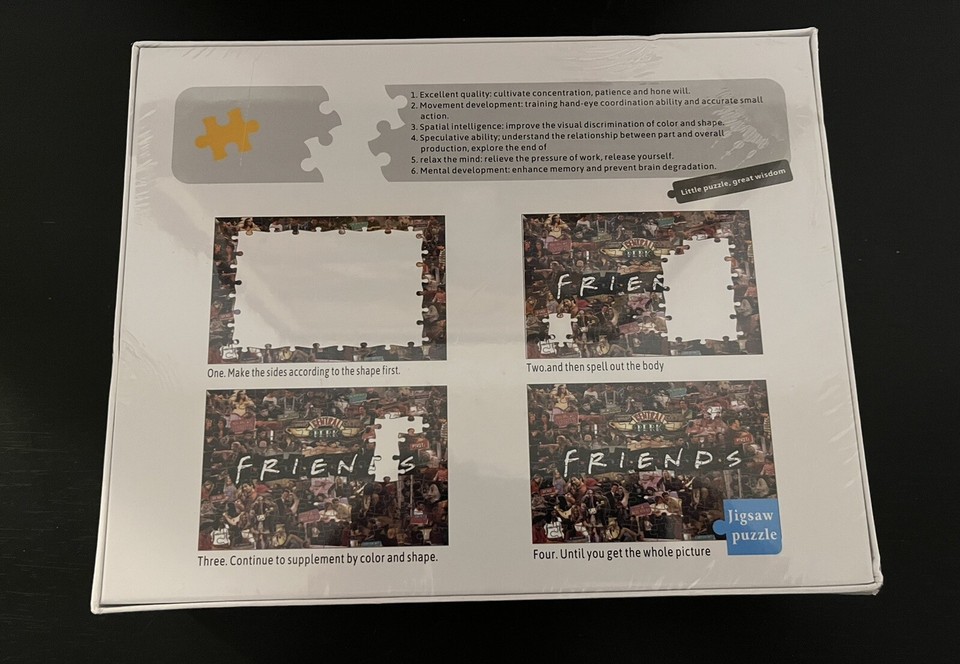 Friends Television Series 1000 Piece Jigsaw Puzzle New In Box Central ...