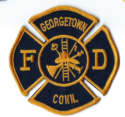 Georgetown (Fairfield County) CT Connecticut Fire Dept. patch - NEW! | eBay