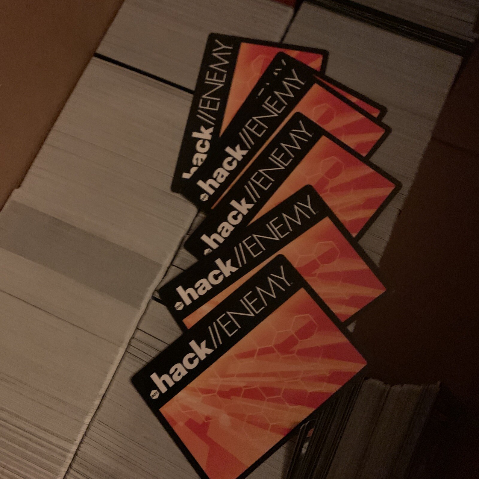 Dot Hack .Hack Enemy TCG massive collection lot Uncommon Common 700 ...