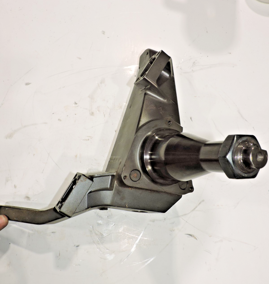 Right front Hendrick cup spindle 5x5 5* degree pin oval 1 pc. billet ...