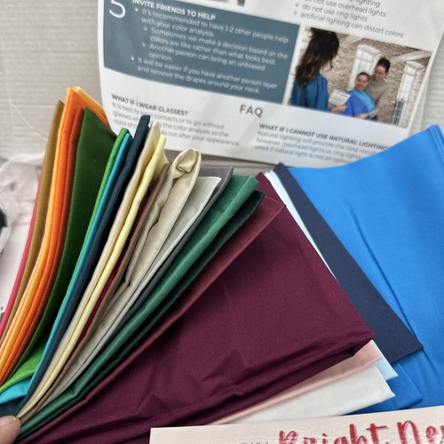GET SNAPPIN Color Analysis Draping Kit, At Home Color Season Kit Open ...
