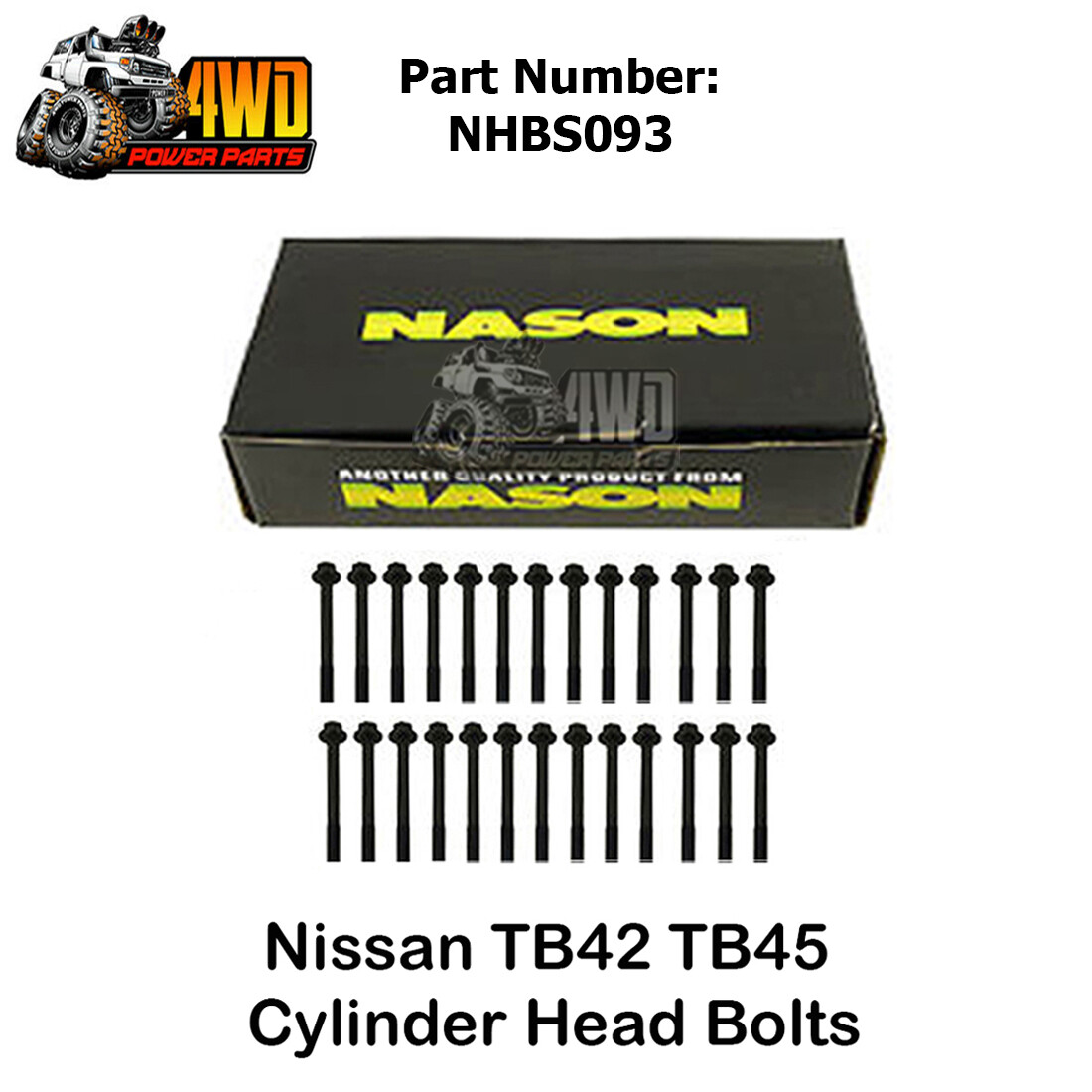 Cylinder Head Bolt Kit Nissan Tb42 Tb45 6 CYL Patrpl for sale online | eBay