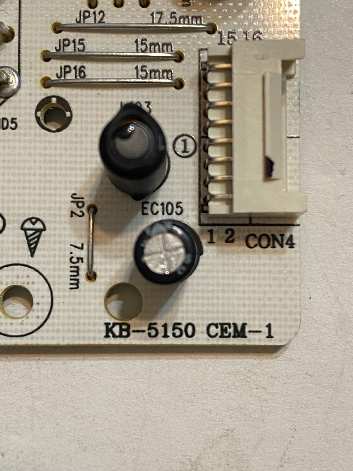 ONN 100012584 POWER SUPPLY BOARD KB-5150 CEM-1, E313924, CJ-3638CF | eBay