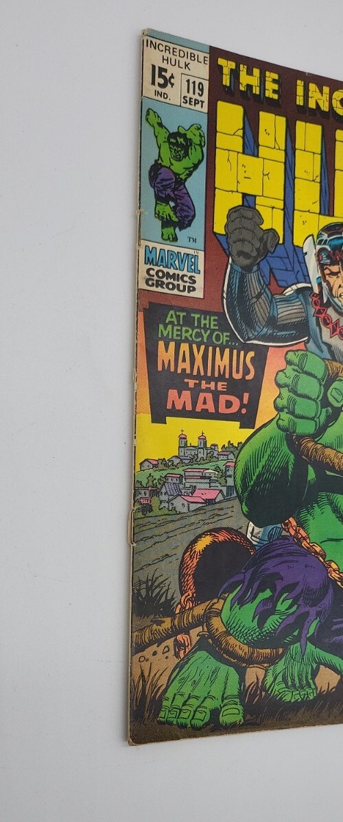 Marvel Comics The Incredible Hulk #119 Sept 1969, Maximus The Mad | eBay