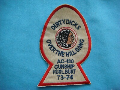 VIETNAM WAR PATCH, US 16th SOS AC-130 GUNSHIP HURLBURT FIELD FLORIDA 73 ...