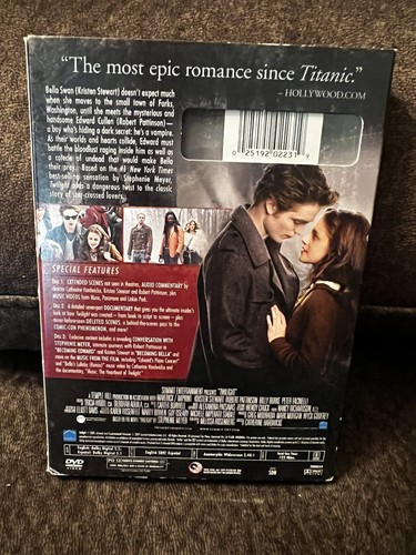Twilight Target Exclusive (DVD, 2009, 3-Disc Set, Deluxe Edition ...