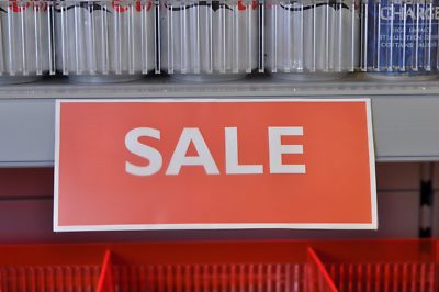 20 X CLEAR SHELF EDGE TICKET HOLDERS, SHELF TALKERS/BARKERS 190 X 80MM ...