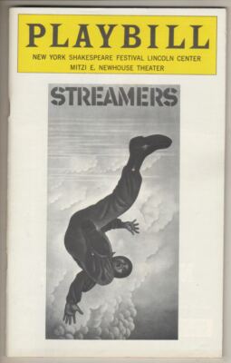 David Rabe "Streamers" Playbill 1977 Howard Rollins, Jr. & Peter Weller ...