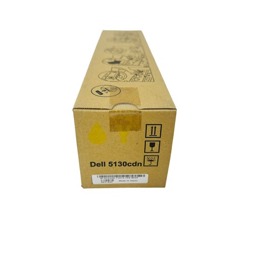 Genuine Dell 5130cdn High Capacity Yellow Toner Cartridge T222N Sealed ...