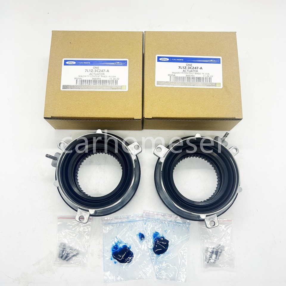 2PCS Auto Locking Hub Axle Actuator For 2004-15 Ford F-150 4WD 7L1Z ...