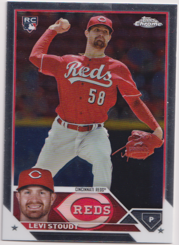 2023 Topps Update Chrome #USC13 Levi Stoudt RC Cincinnati Reds | eBay