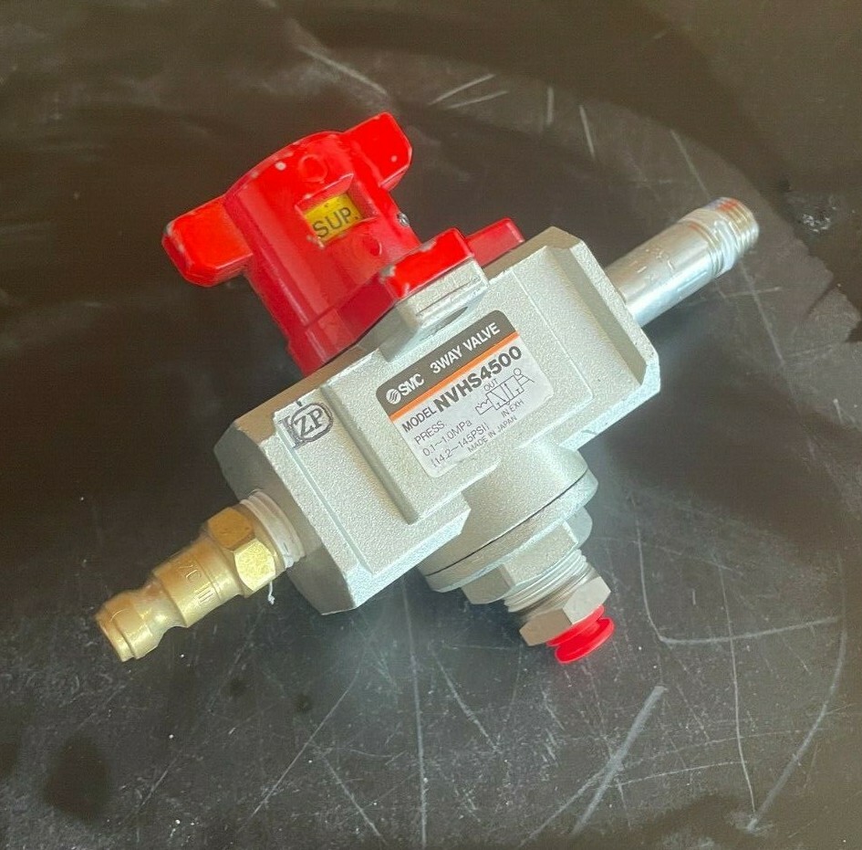 SMC Pneumatic Disconnect Lockout Valve DNVHS4500-N04-X116 3 Way Valve ...