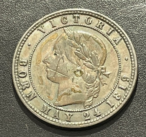 New Zealand 1877 Penny Token: Victoria-Tn#6 | eBay