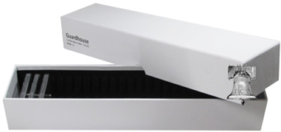 1oz Silver Bar Single Row Storage Box Holder Guardhouse for 25 Capsule ...