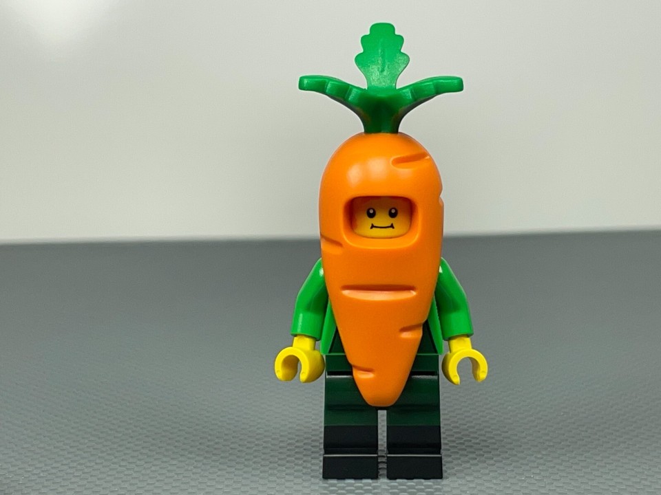 LEGO Carrot Mascot Guy Man Collectible Minifigure Series 24 CMF 71037 ...