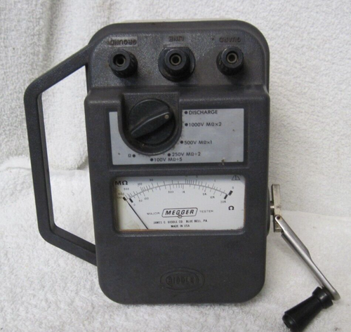 James G. Biddle Co. Major Megger Tester With Hand Crank- Part: 21159 | eBay