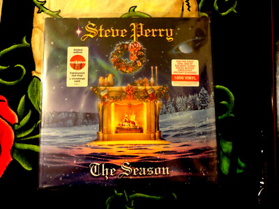 Steve Perry The Season Vinyl LP Ltd Edition Red Vinyl w Christmas Card ...