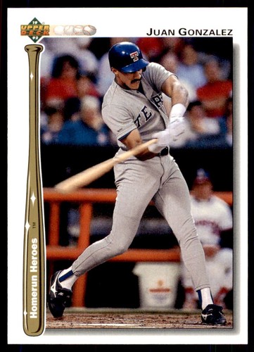 1992 Upper Deck Juan Gonzalez Baseball Cards #HR19 | eBay