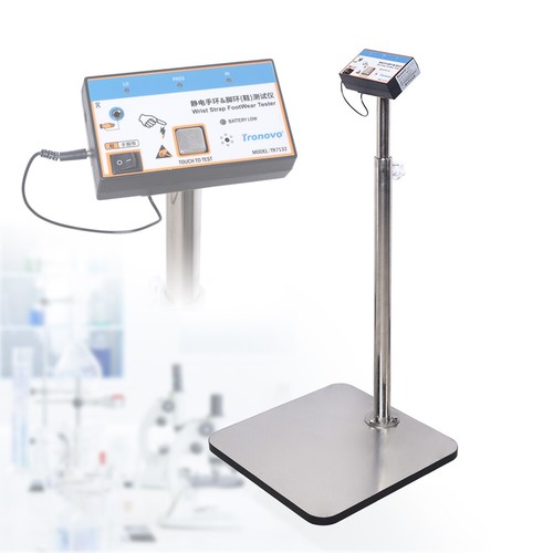 Anti-Static Static Footwear Wrist Strap Combo Tester/ Checker Stand ...