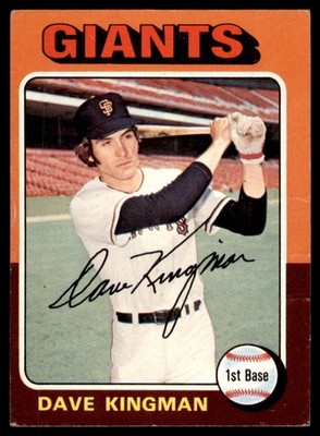 1975 Topps #156 Dave Kingman (Corner) | eBay