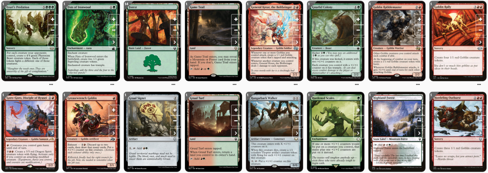 Grumgully, The Generous Custom Commander Deck EDH MTG Tokens Counters ...