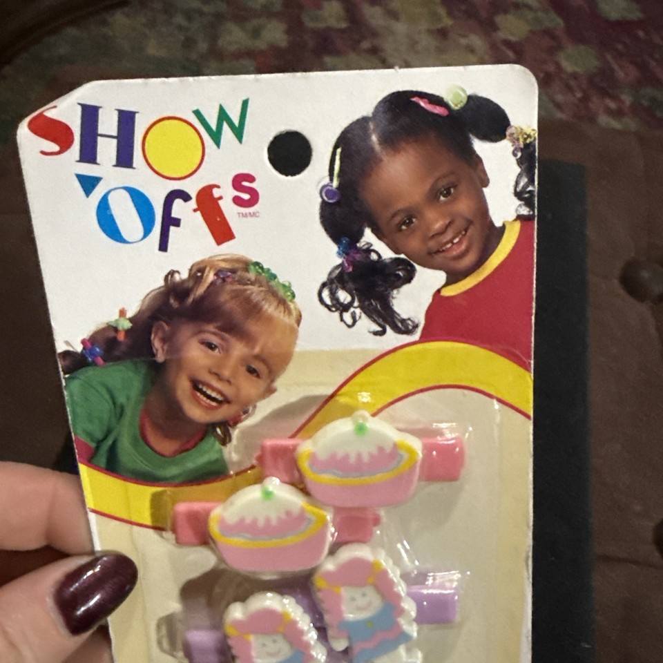 Vintage Kids Barrettes! (1990s) Self Hinge! Snap Tight! Unique old ...