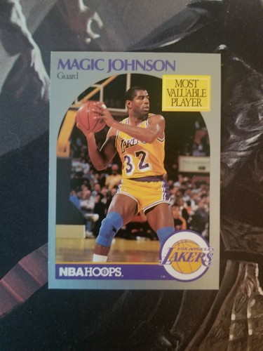 Magic Johnson 1990 MVP NBA Hoops Card 157 Ultra Rare | eBay