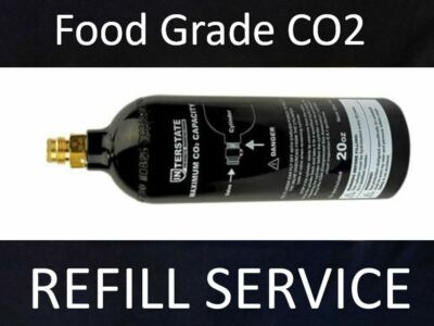 PAINTBALL / AIRGUN Fish Tank CO2 REFILL SERVICE 20 oz - REFILL for YOUR ...