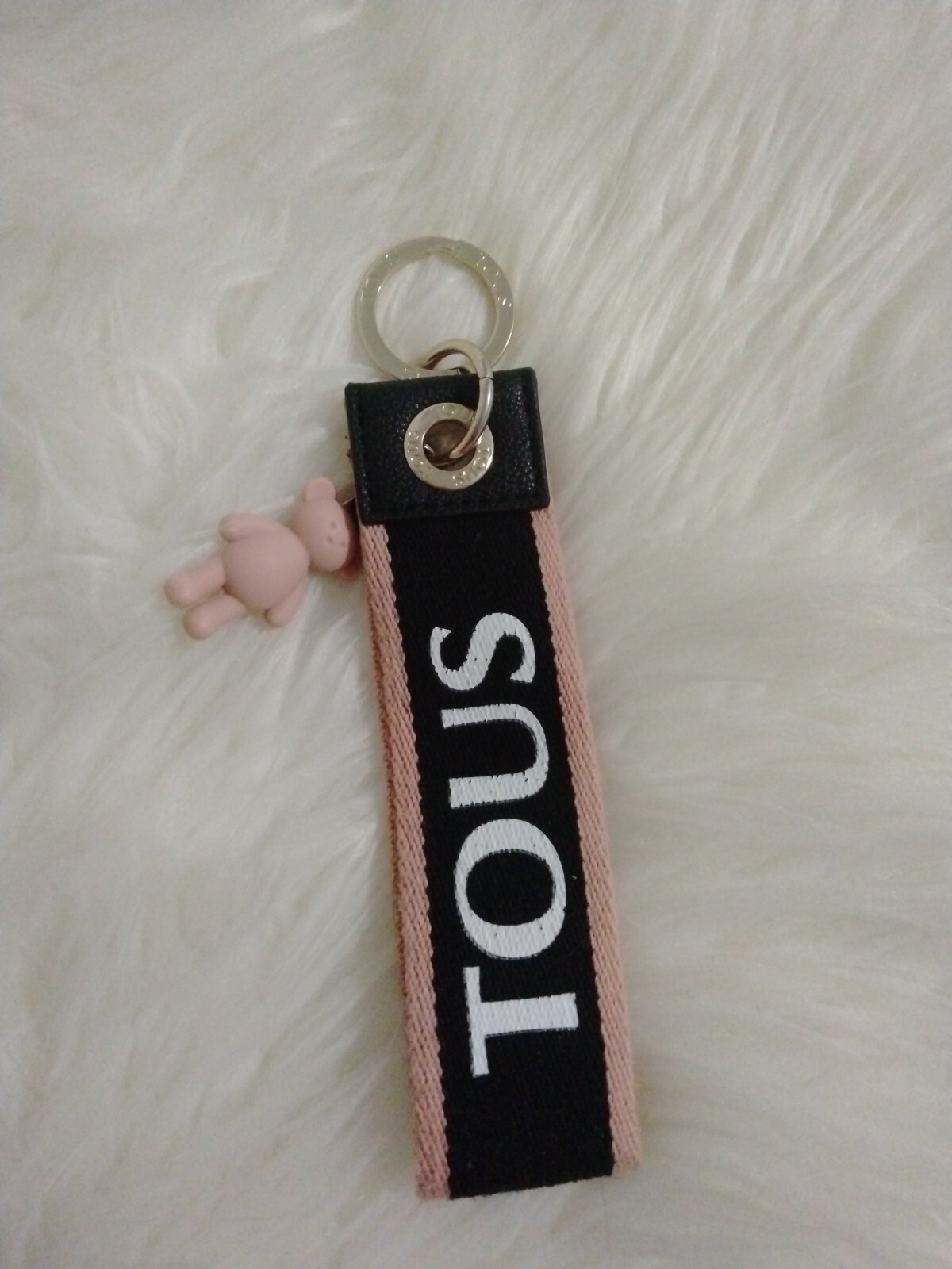 Tous Kaos Mini Pink Evolution Keychain Key Ring - Gem