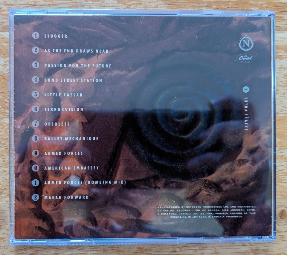 Manufacture- Terrorvision CD- CLASSIC! EBM! INDUSTRIAL! NETTWERK ...