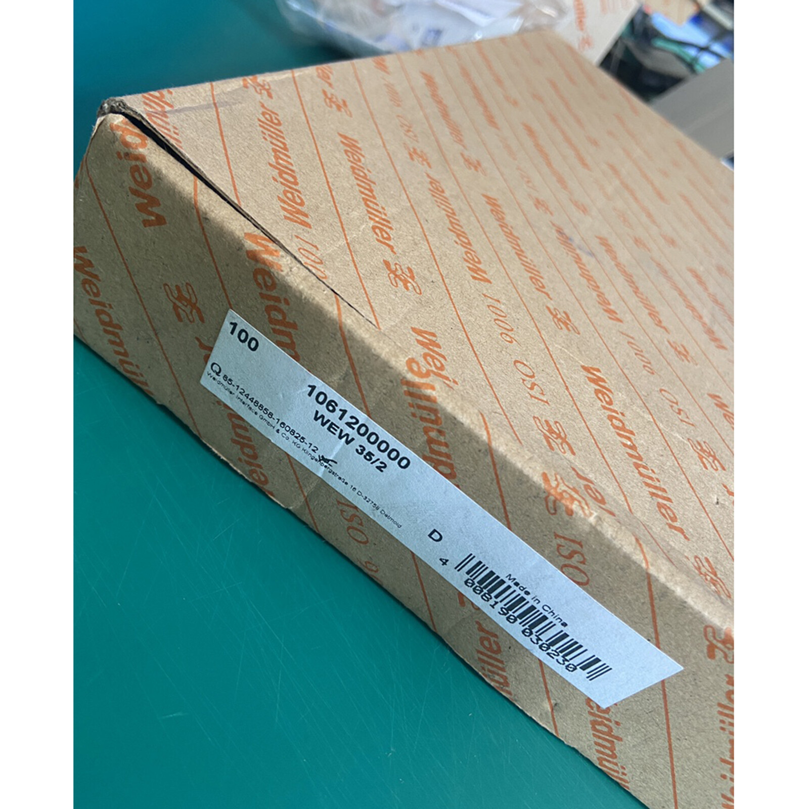 100PCS/box For Weidmuller WEW35/2 1061200000 New Terminal block baffle ...