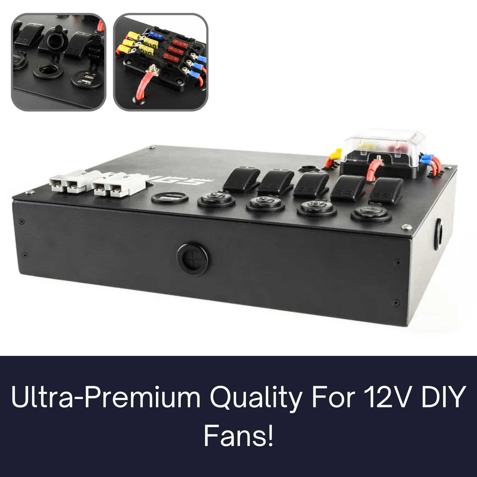 12V Control Box Camping Outdoor Electrical Switches 4WD Canopy Caravan ...