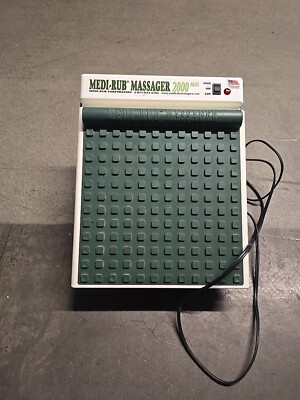 Medi-Rub Massager 2000 Plus MR-3F 2 Speed Vibrating Foot Massager ...