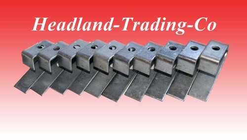 10x Z PURLIN CLIPs D CLIP Threaded Rod Studding Unistrut Slotted ...