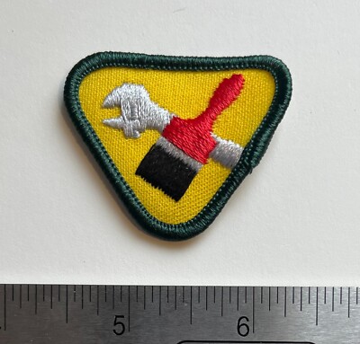 Scouts Canada - Handyman Achievement Badge (Wrench &Brush) - Vintage ...