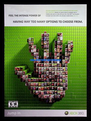 Microsoft Xbox 360 Games 2006 Trade Print Magazine Ad Poster ADVERT | eBay