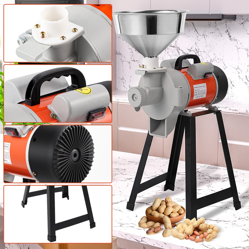 110V 1500W Electric Peanut Butter Machine Grinder Household Nut Maker ...
