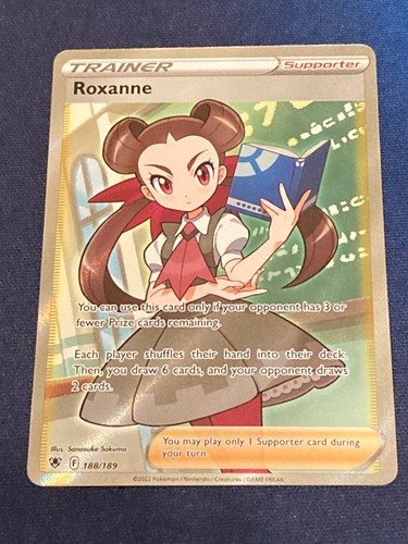 Pokémon - Roxanne Full Art Trainer - Astral Radiance 188/189 - Ultra ...