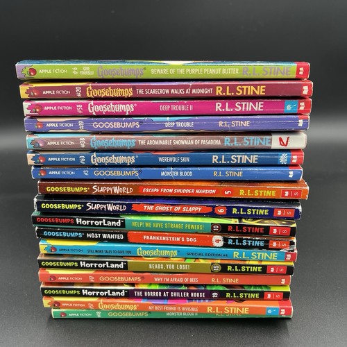 R.L Stine Goosebumps Book Lot of 17 1994-2013 | eBay