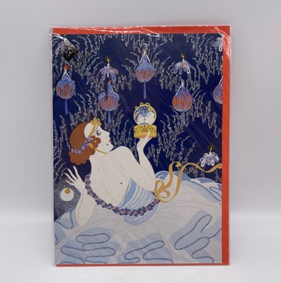 2003 Erte Stolen Kisses Art Greeting Card With Envelope Flame Tree ...