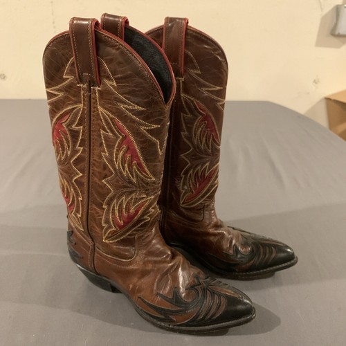 Code West Leather Women’s Brown Size 5 M Western Cowboy Boots | eBay