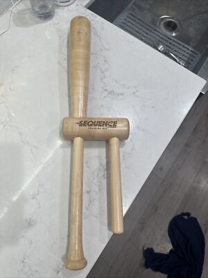 Sequence Training Bat, The Ultimate Two-Handed Baseball Bat Adult Size ...