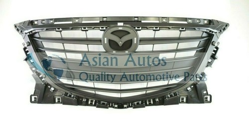 Mazda 3 2014-2015 Front Grille Mesh Black Plastic Assembly BHN150712B ...