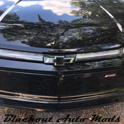 Gloss Black Grill and Rear Door Vinyl Emblem Decals For 2024 Blazer EV ...