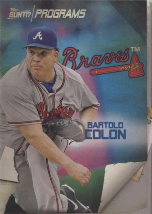2017 Topps Bunt - Programs Bartolo Colon #PR-BC for sale online | eBay