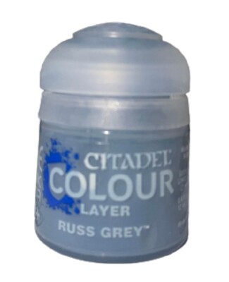 Warhammer Citadel Colour ﻿﻿﻿﻿﻿﻿Russ Grey 12ml (Layer) Paint Pot [22-67 ...