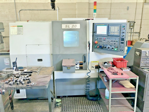 Samsung SL-20 CNC Lathe, 25 HP, 23" Centers, Chuck, 2.9" Thru-Hole, CNC ...