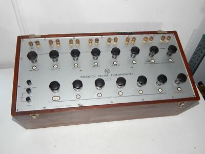 Gauge PRECISION DECADE POTENTIOMETER WG PYE & CO. LTD. CAMBRIDGEEngland ...